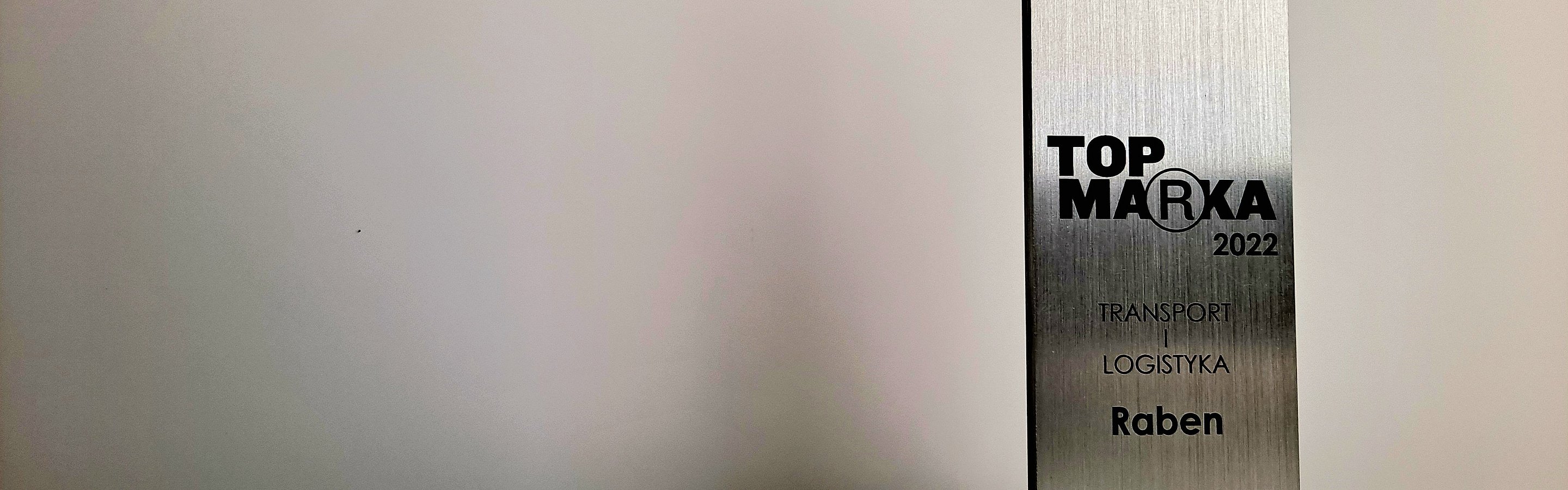 RABEN GROUP WINS THE TITLE OF TOP BRAND 2022 in POLAND